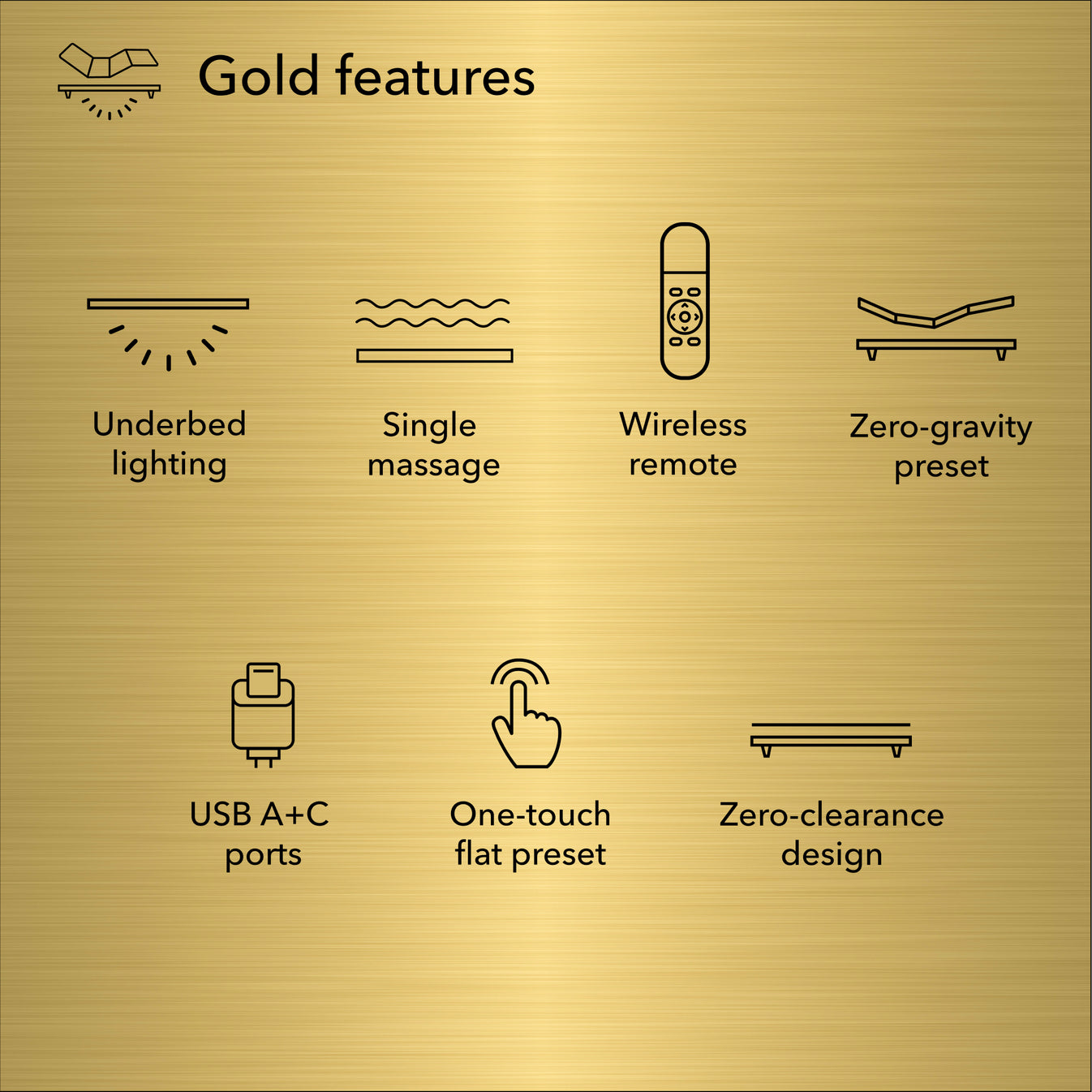 baselogic Gold Adjustable Base